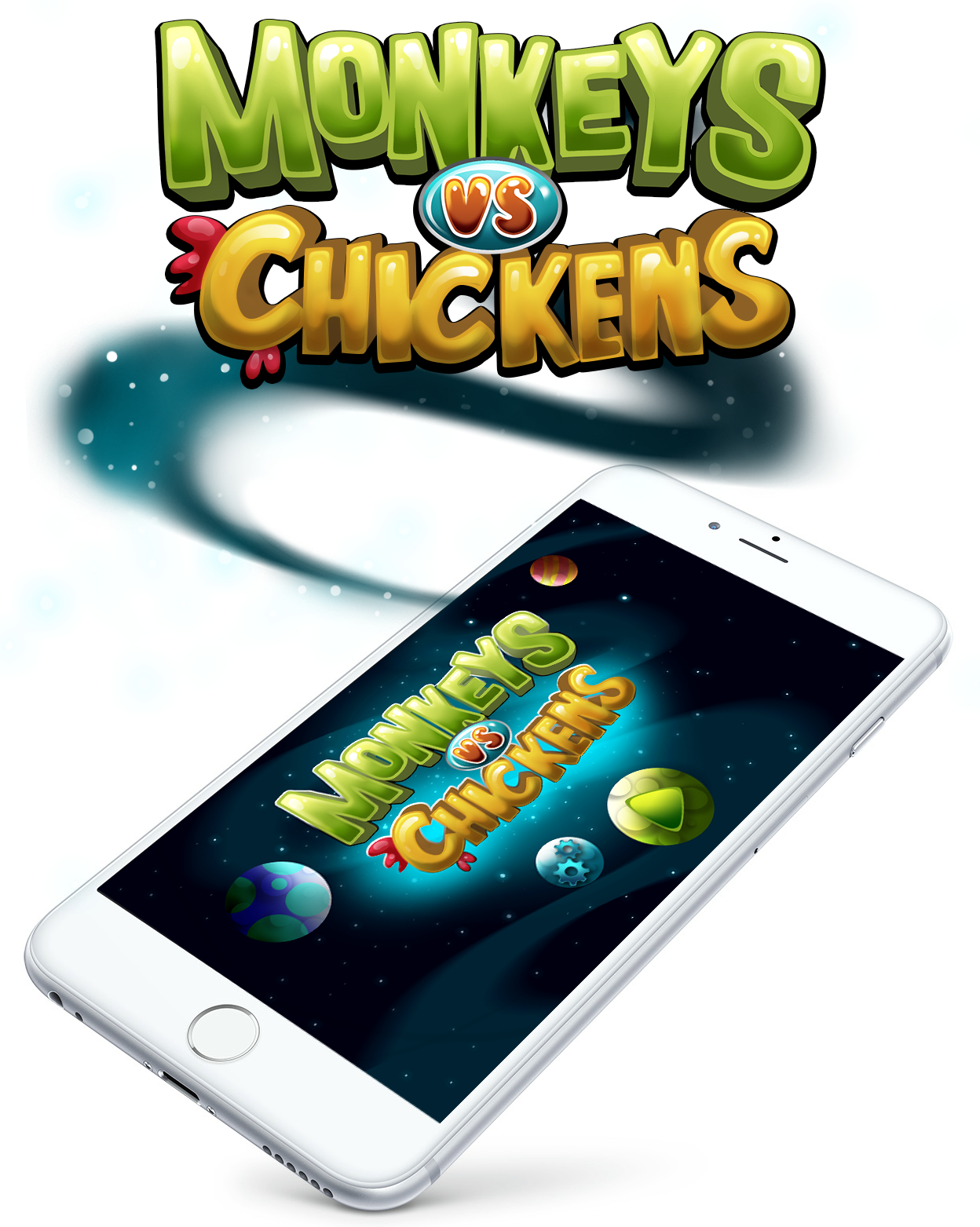 Daphne van der Zanden / Toys & Gaming: Monkeys vs Chickens - game concept