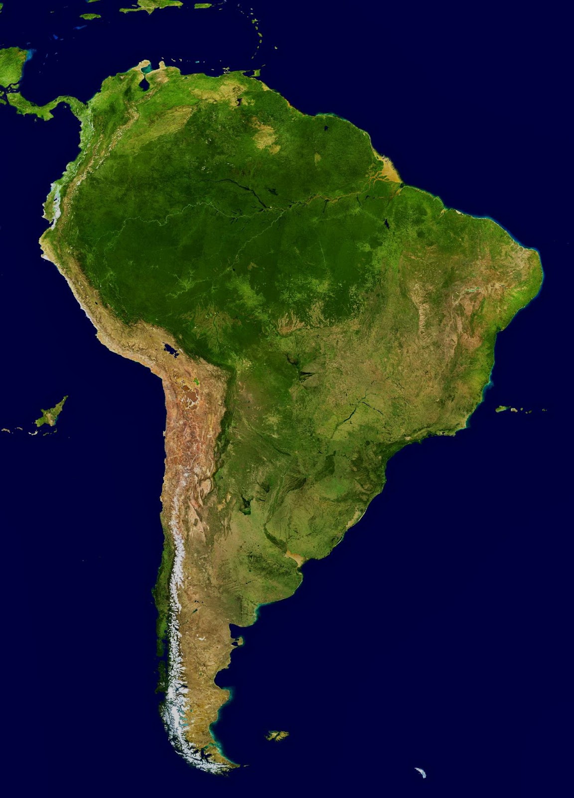 Ciencias Integradas : RELIEVE DE AMÉRICA