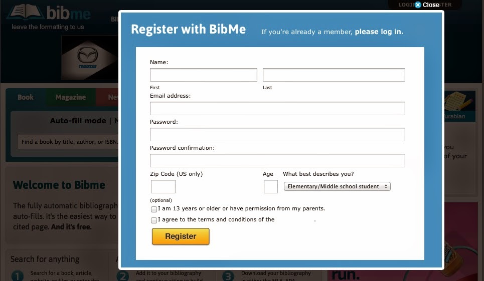 Daniel's educational blog: Tools for Productivity - BibMe review
