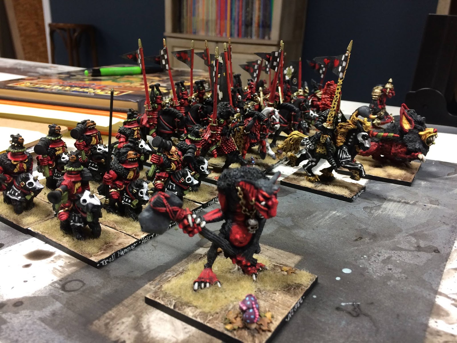 Give'em Lead: Winged Hussars: Adding to my chaos dwarf cavalry