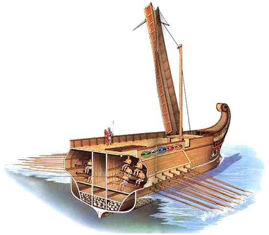 NAVI DA GUERRA ROMANE | romanoimpero.com