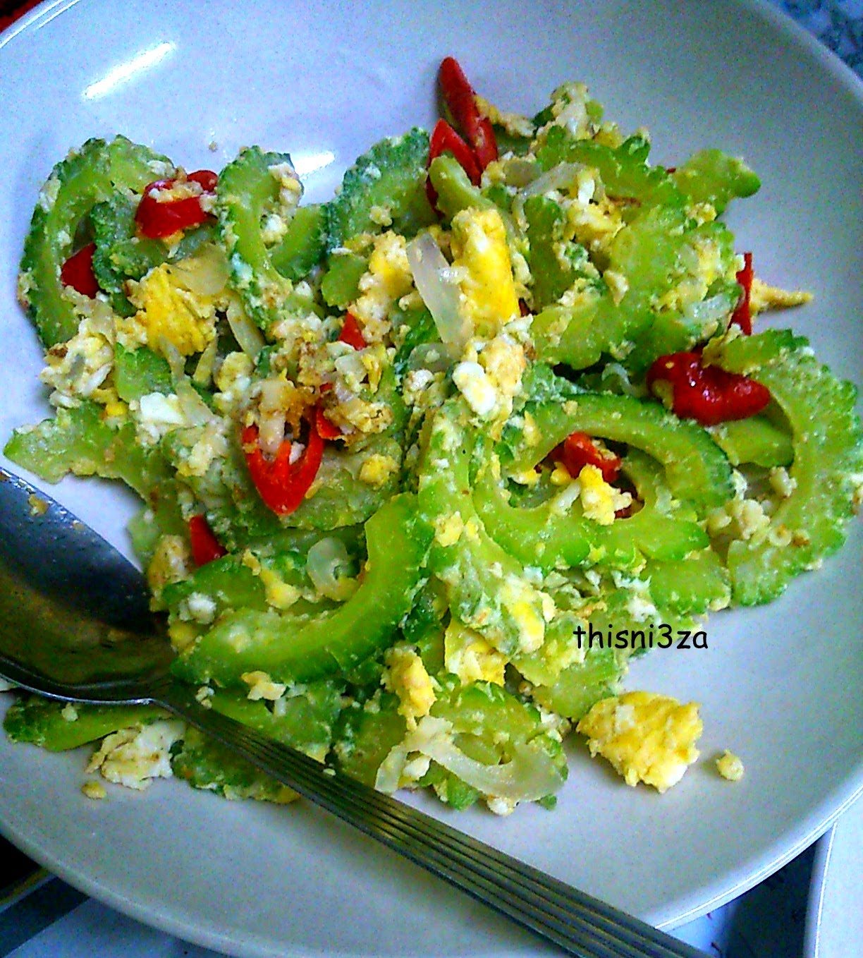 Dinner : Peria Goreng/tumis ~ My Story Board