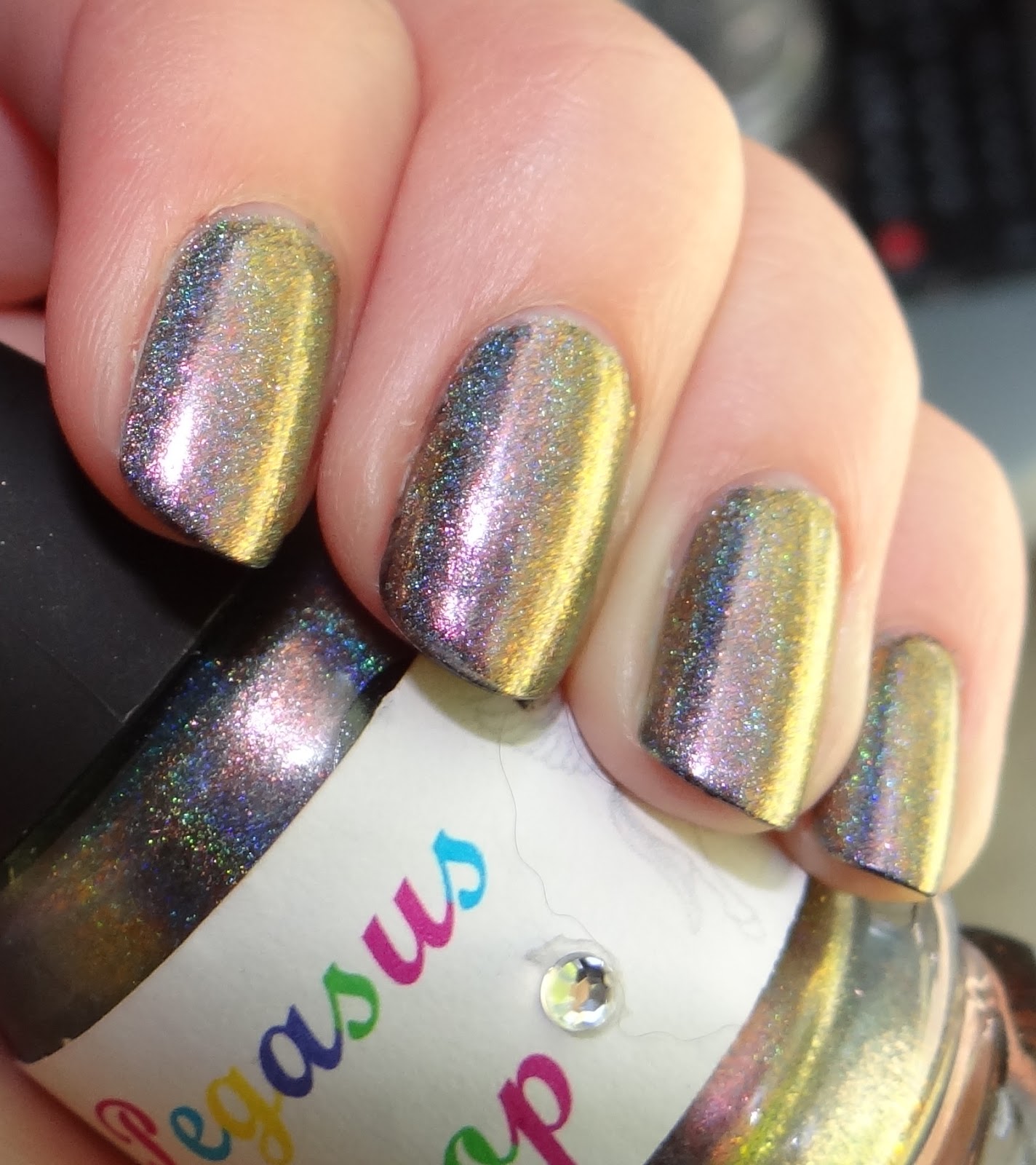 Lacquer Ninja: Glitters and Bubbles: Pegasus Poop