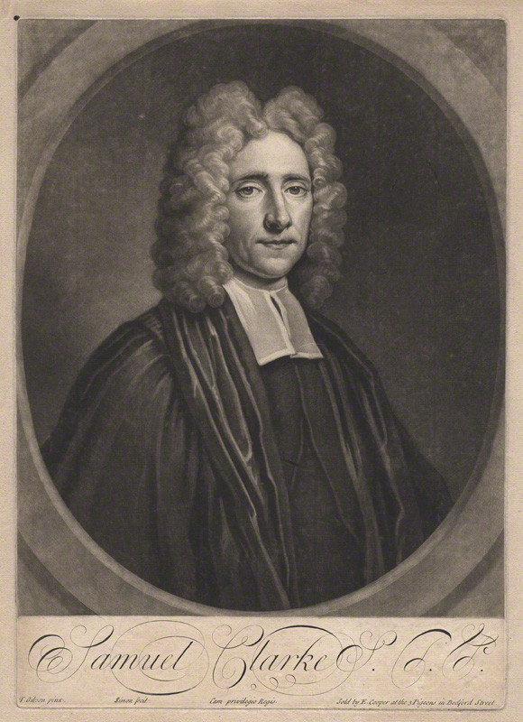 English 18th Century Portrait Sculpture: Samuel Clarke and a bust of ...