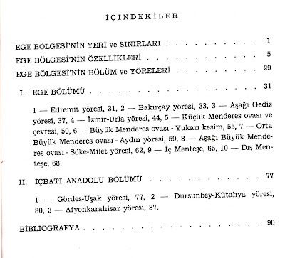 TÜRK COĞRAFYA ARAŞTIRMALARI: EGE BÖLGESİ COĞRAFYASI ORD.PROF.DR. BESİM ...