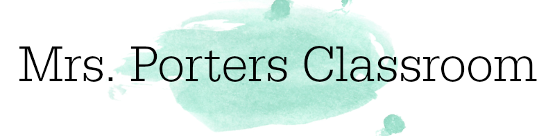 Mrs. Porter's Classroom: Activities