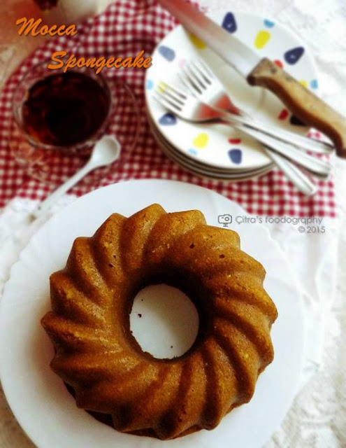 Citra's Home Diary: Mocca Spongecake Recipe