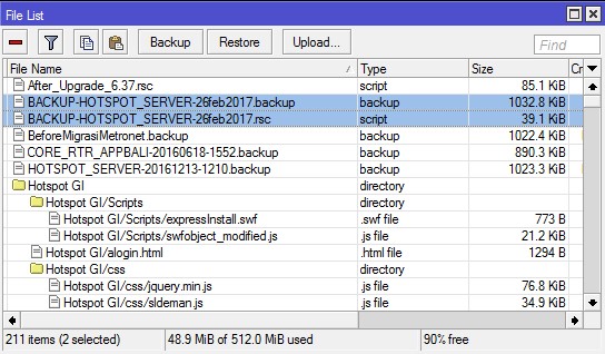 AutoBackup Mikrotik : Kirim File Backup ke FTP Server Otomatis ...
