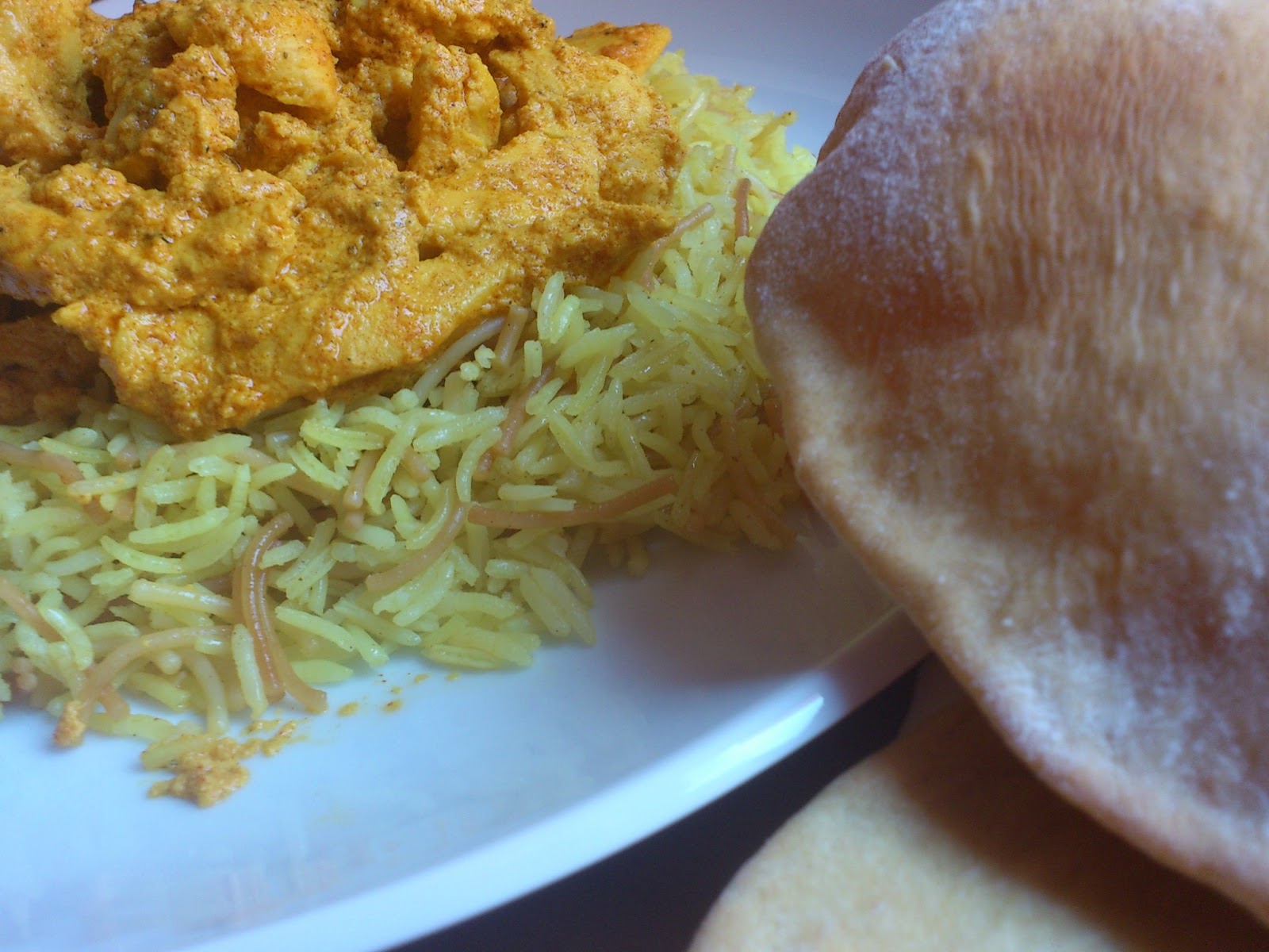 El mundo de Carely: Pollo Masala con arroz estilo árabe