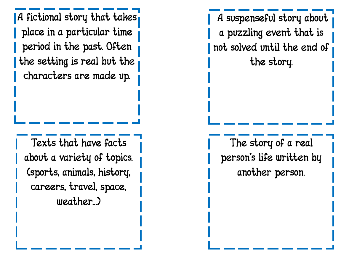 Jennifer's Teaching Tools: Genre