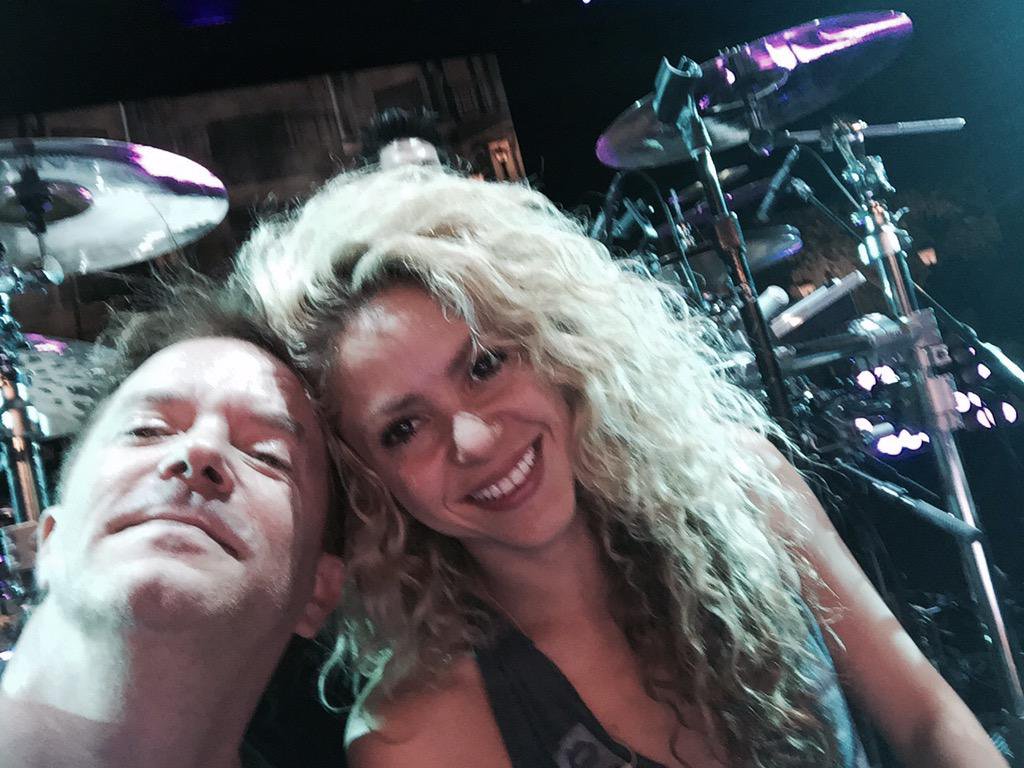 Tim Mitchell, guitarrista de Shakira esta en Barcelona