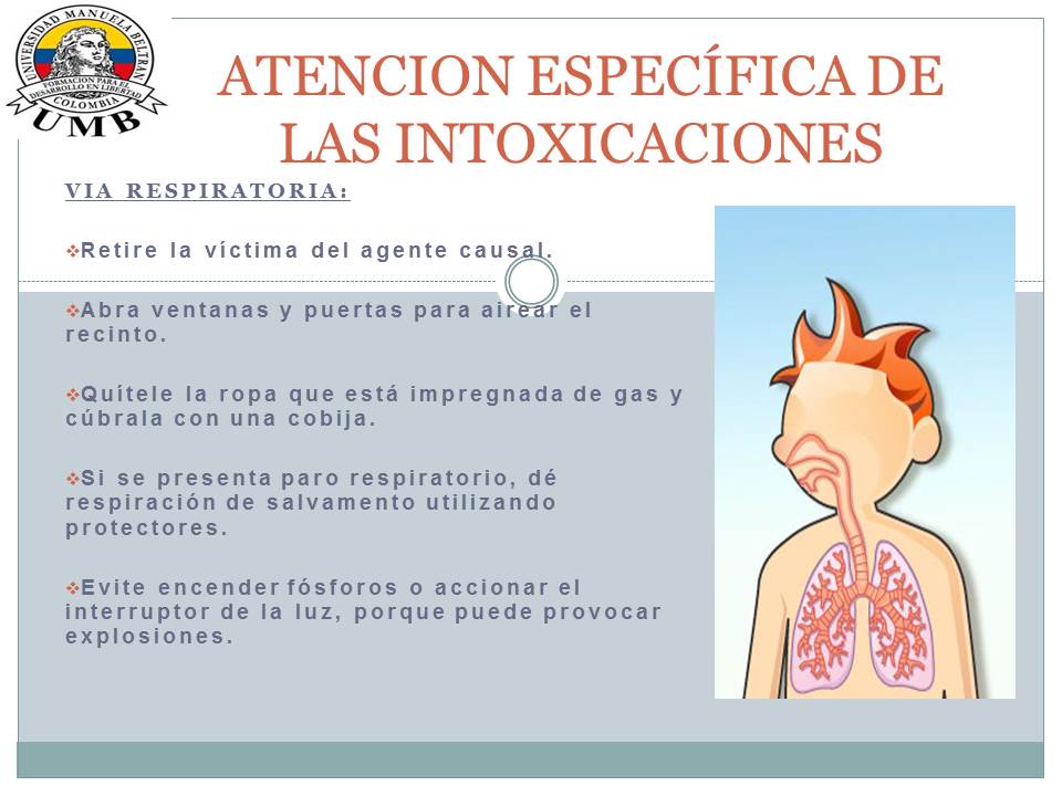 Primeros Auxilios : Intoxicaciones