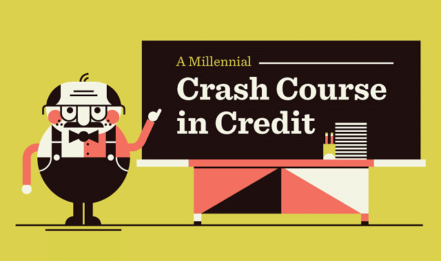 A Millennial Crash Course in Credit #Infographic - Visualistan