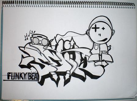 Graffiti letters shadow | Sopho Nyono