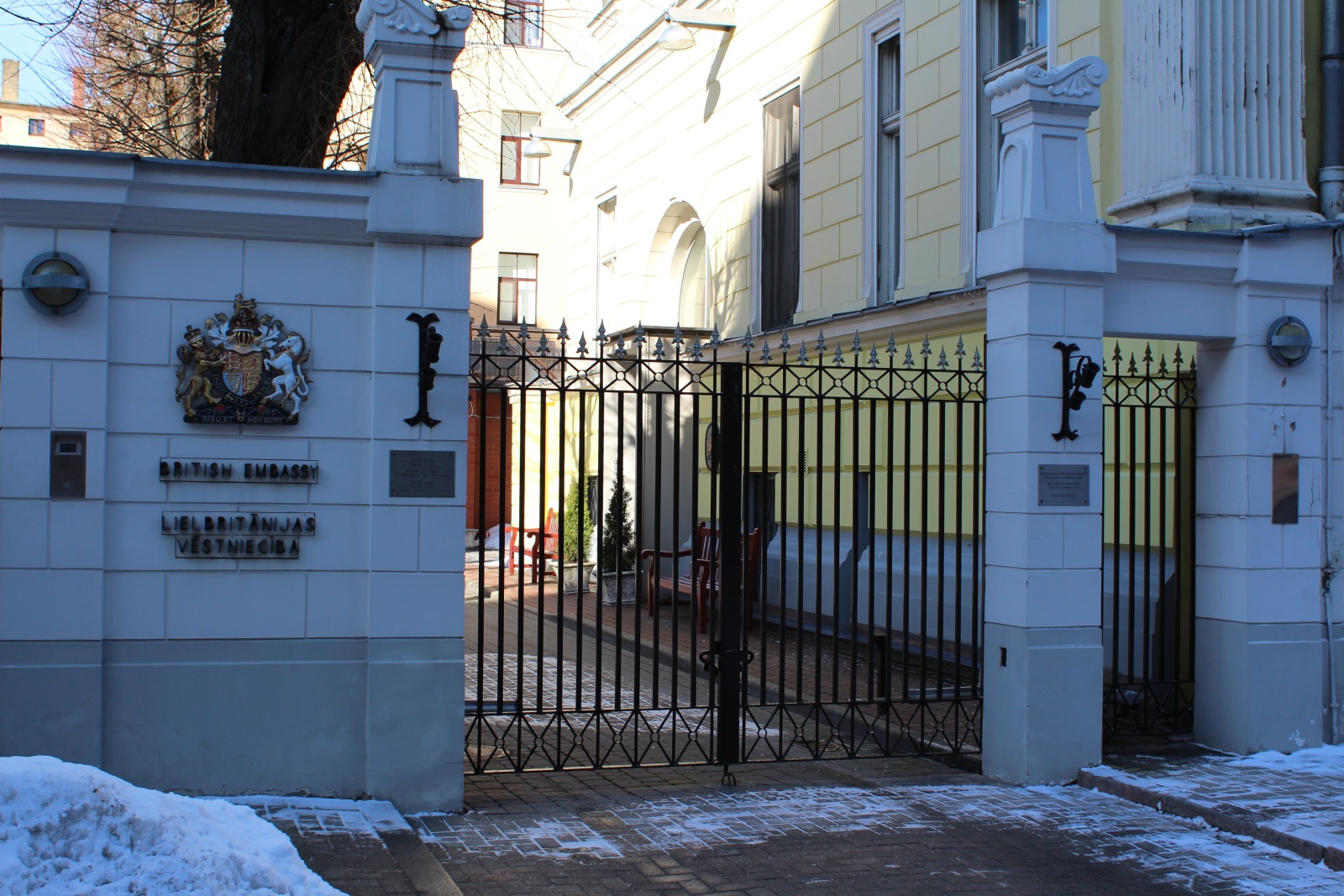 Gates to Buckingham Palace - Riga Photos