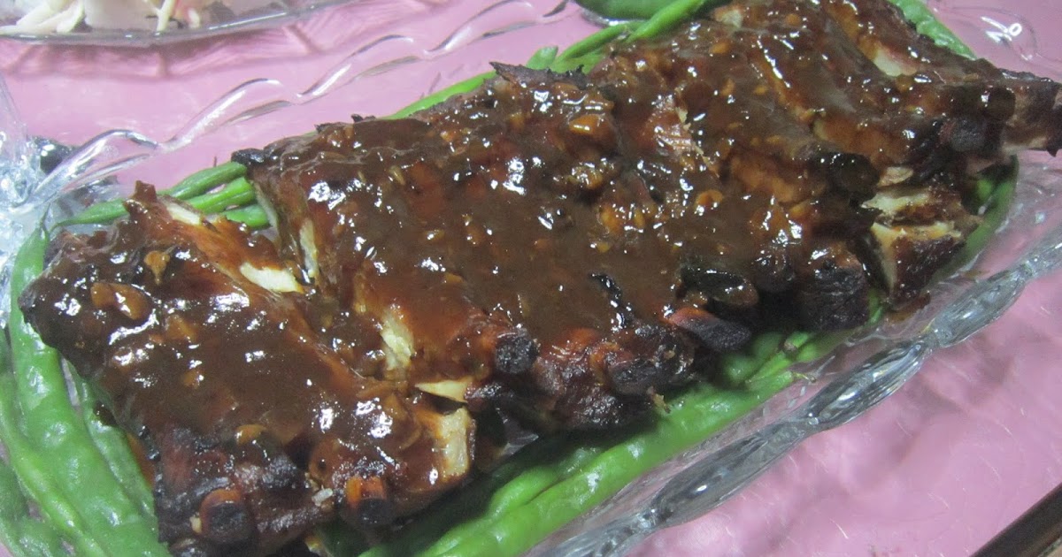 BABY BACK RIBS in HICKORY BARBEQUE SAUCE
