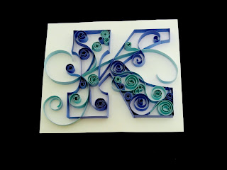 Release Me Creations: DIY Tuesday Quilled Monogram Letter