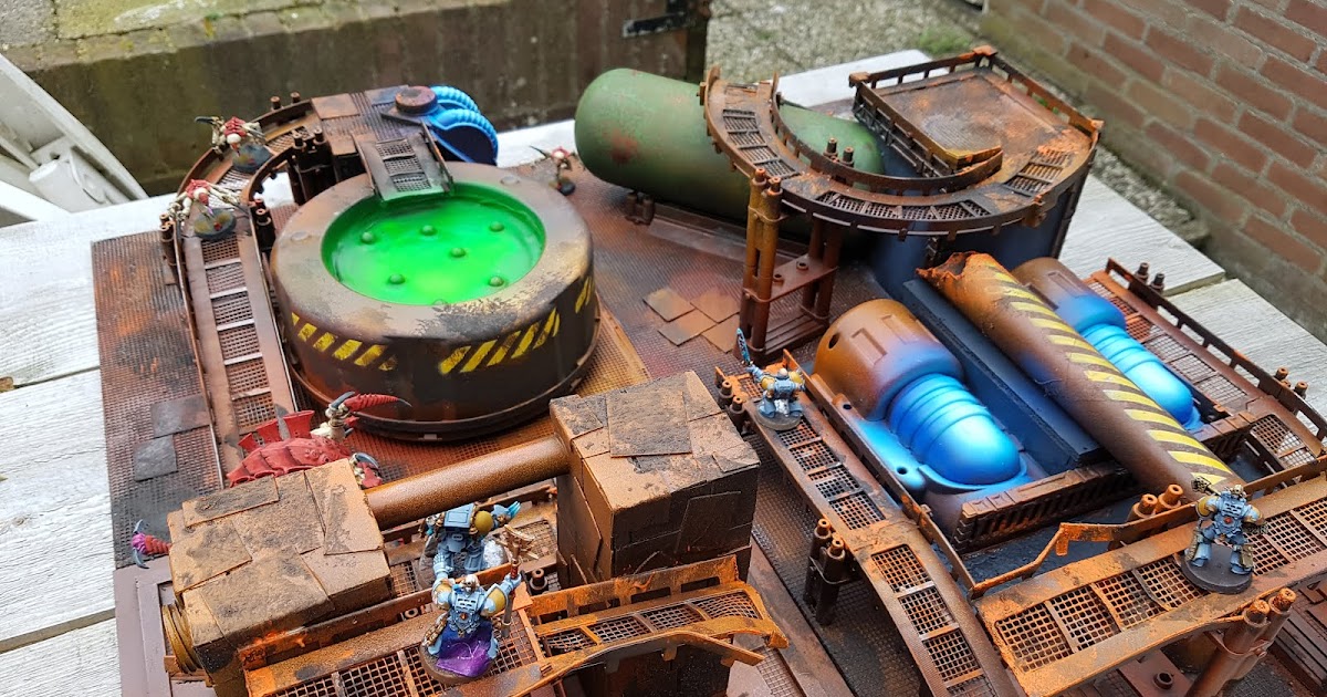 Another wargaming blog: First set of four tiles for my Warhammer 40K ...