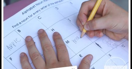 Alphabet Noun Hunt | Grammar Activity for Kids | School Time Snippets