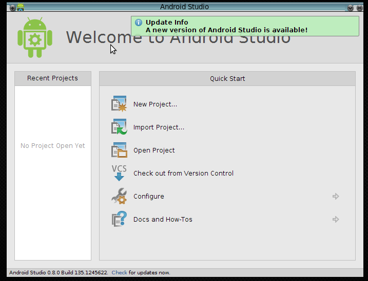 How to open android studio linux - chifte