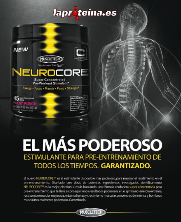 SUPLEMENTOS DEPORTIVOS: NEUROCORE 167 GR