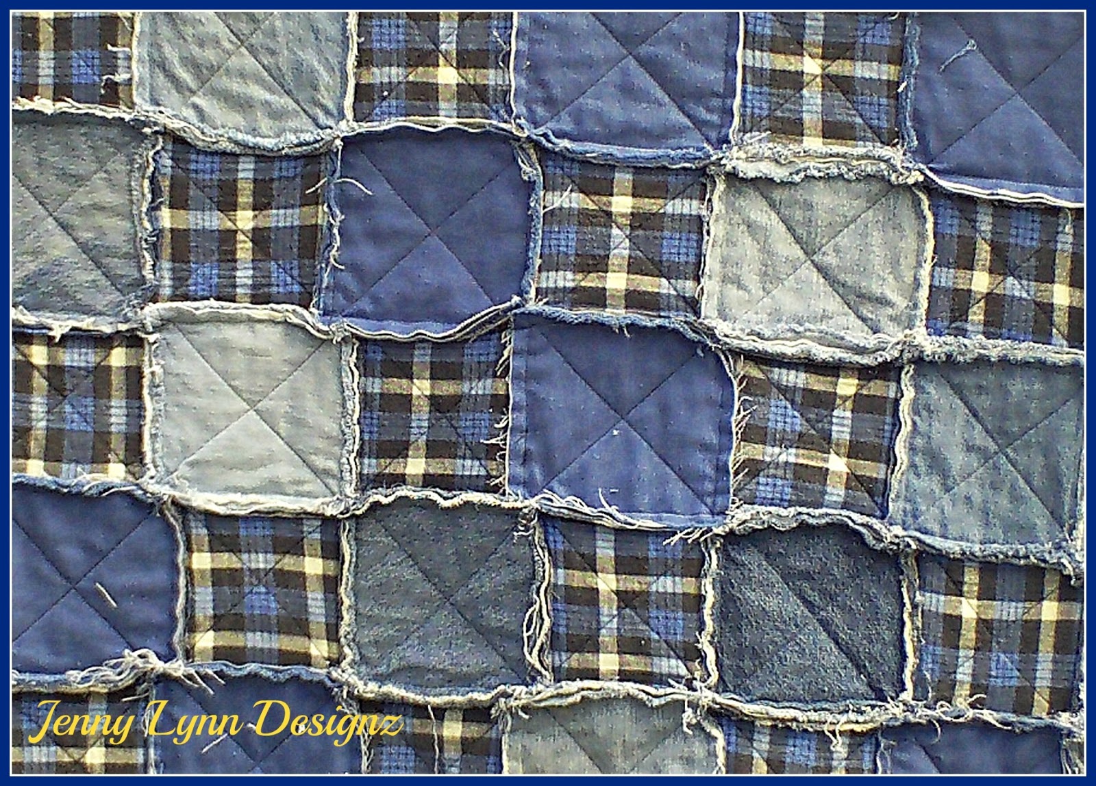Jenny Lynn Designz: Jean Rag Quilt