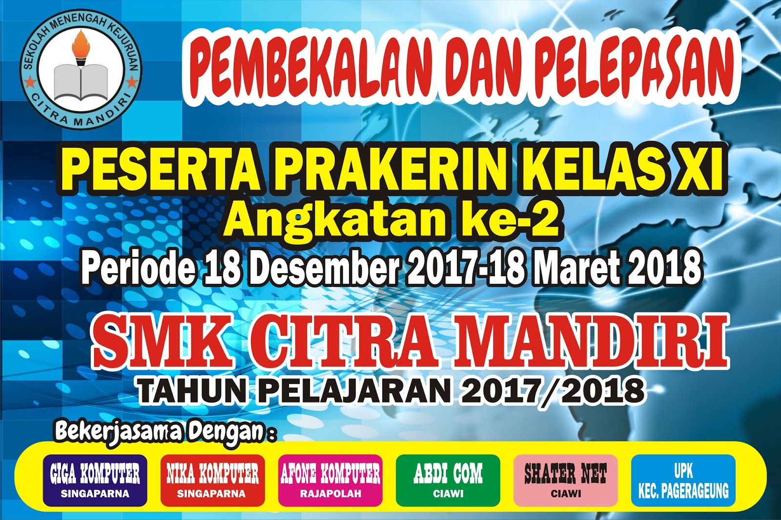 Download Contoh Spanduk Prakerin SMK.cdr - KARYAKU