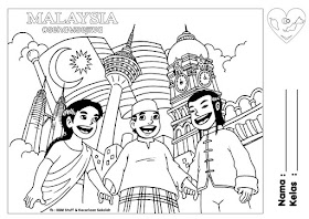 Merdeka Coloring Sheet Coloring Pages