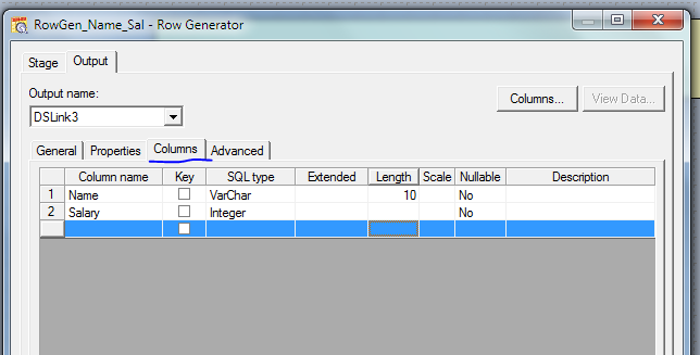 Nuts & Bolts of DataStage: Dummy Data Generation using Row Generator in ...