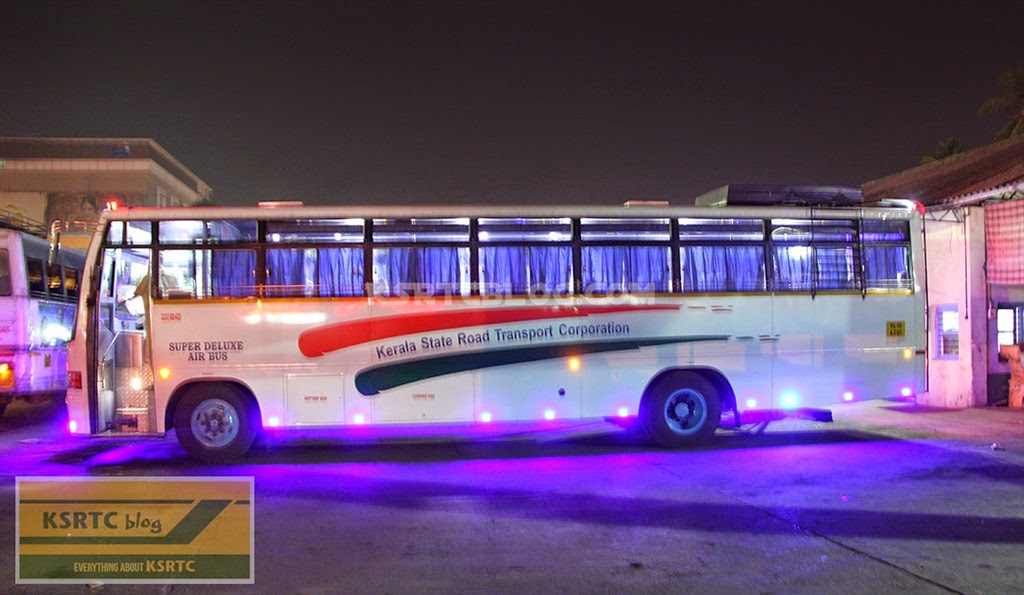 KSRTC Thrissur - Bangalore Super Deluxe Air Bus - Aanavandi Travel Blog
