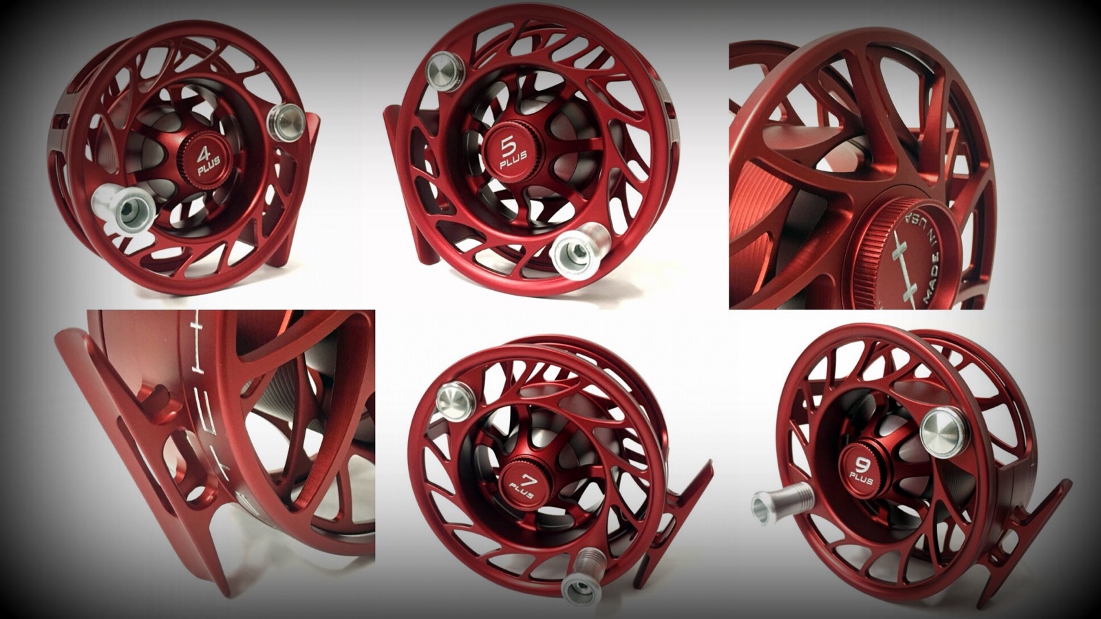 Gorge Fly Shop Blog: Hatch Custom Shop Fly Reels - Red/Silver - They're ...