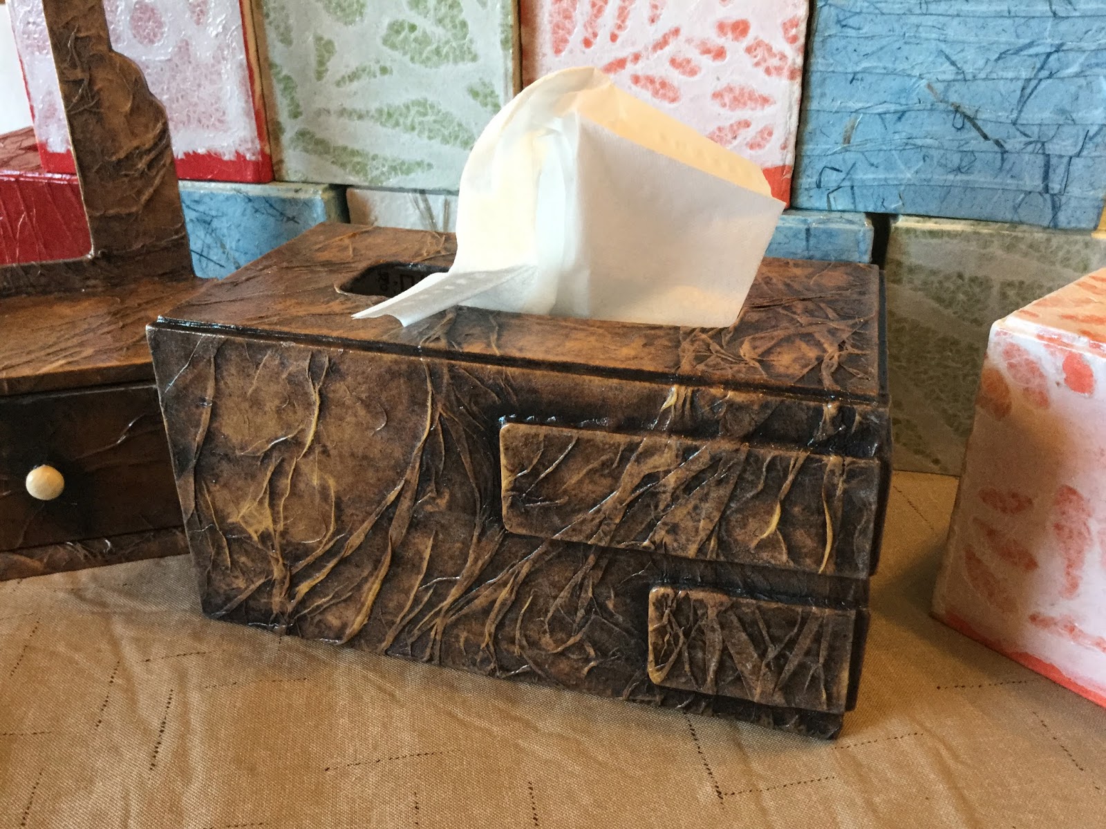 Pigment and Fiber: Hanji Tissue Paper Boxes