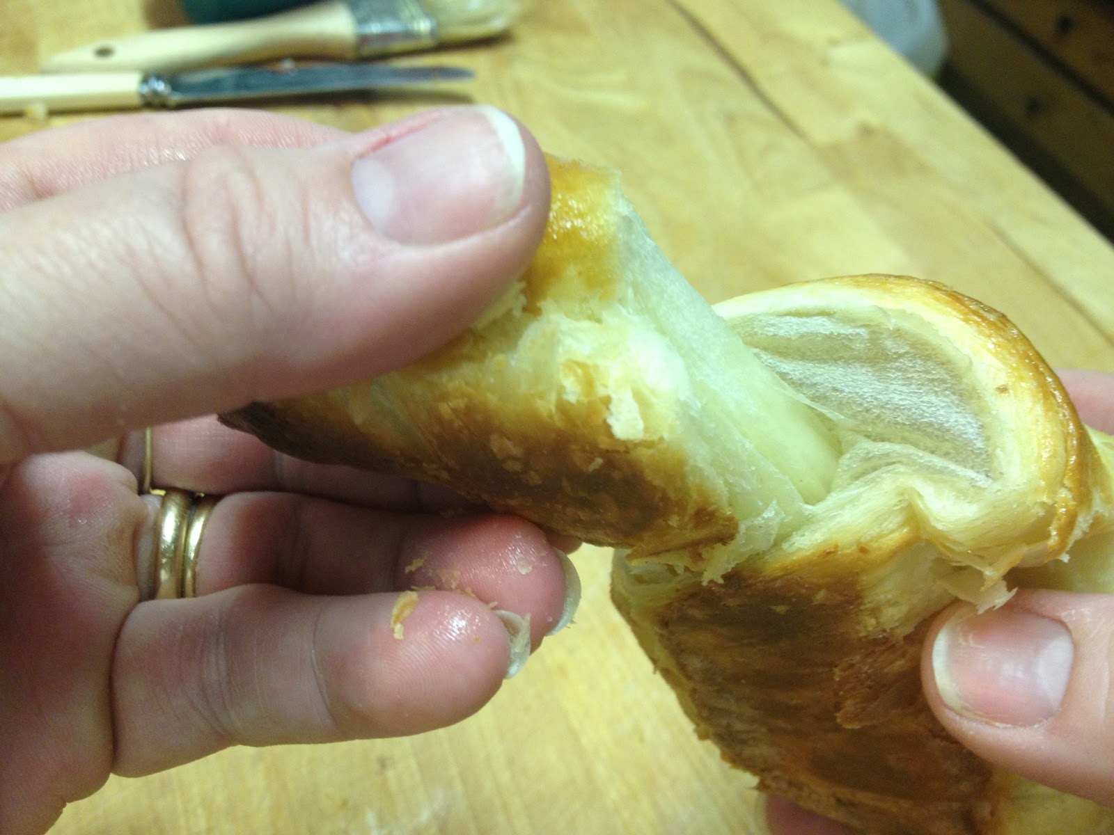 Tracy Cooks in Austin: Croissants Rich Buttery Delicious and a new method