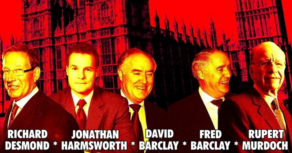 teifidancer: These 5 Billionaires own 80 % of the UK media