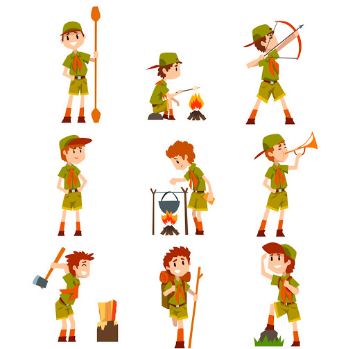 Kumpulan Gambar Kartun Lucu Pramuka - Regu Pramuka