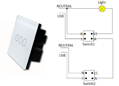 Difference between traditional two-way switch and new electrical touch ...