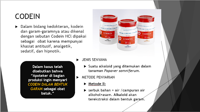 [PPT] PBL PENYARIAN CODEIN DALAM BENTUK GARAM