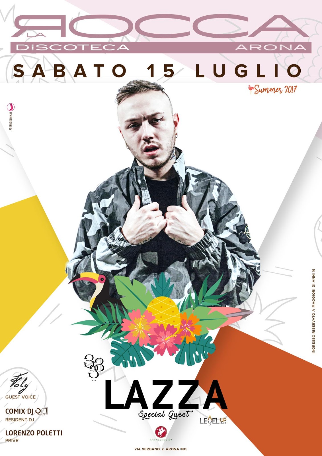 Discoteca La Rocca Gold: Lazza @ La Rocca