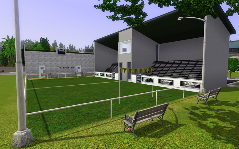 My Sims 3 Blog: Sunset Valley Gym & Stadium by MacTheKat
