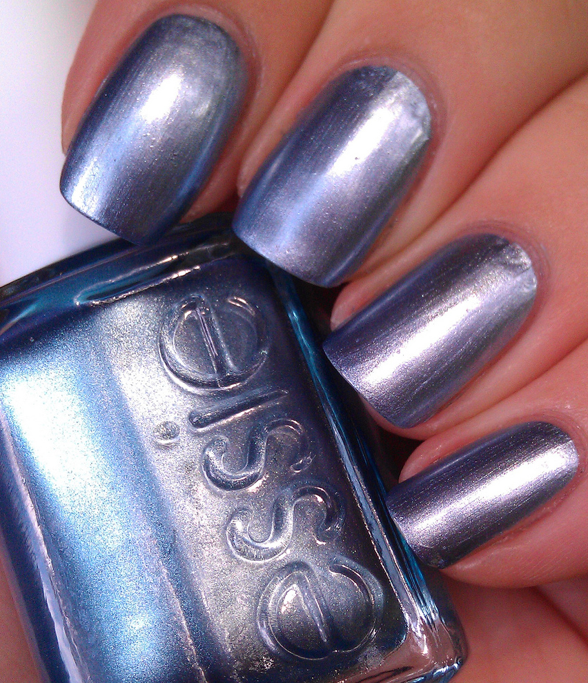 Glassflecked.: Essie Mirror Metallics - Blue Rhapsody & Penny Talk