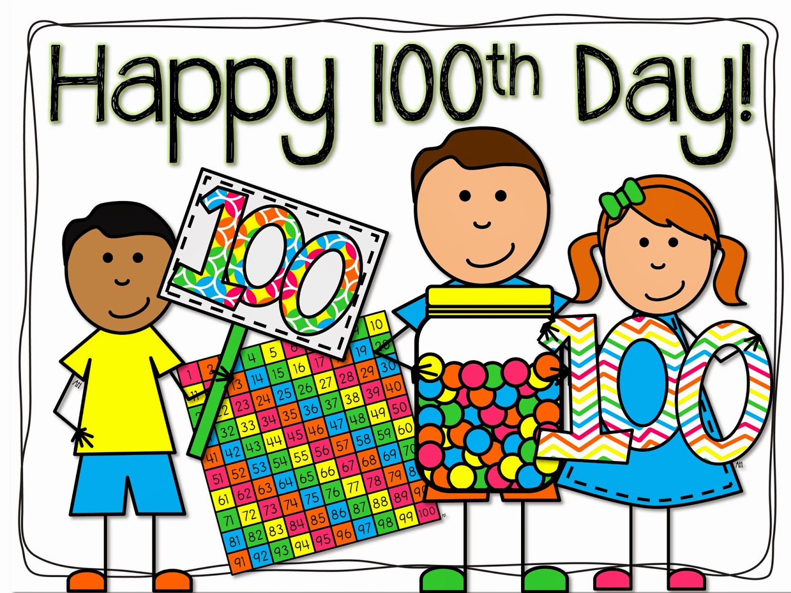 Me And My Threes Happy 100th Day Me And My Threes Happy 100th Day