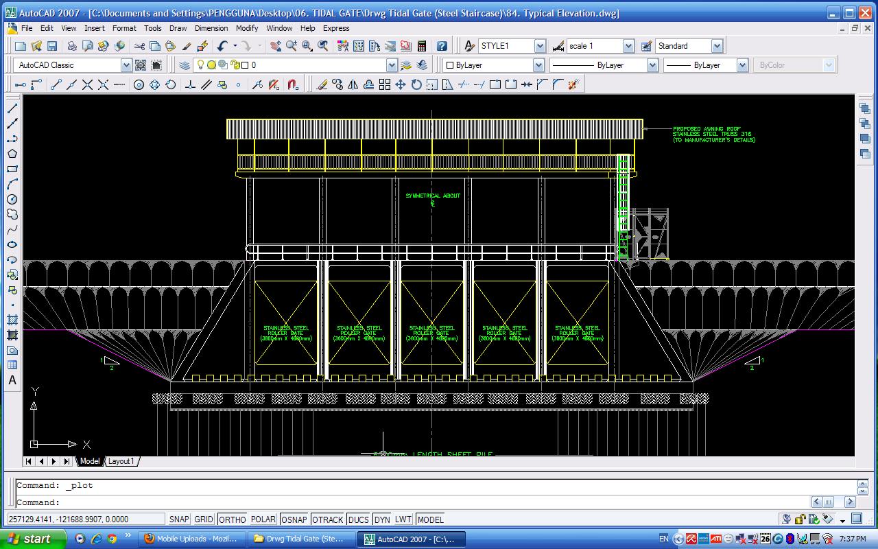 Me , Myself and Nurul: Low Weir / Tidal Gate / Head Work