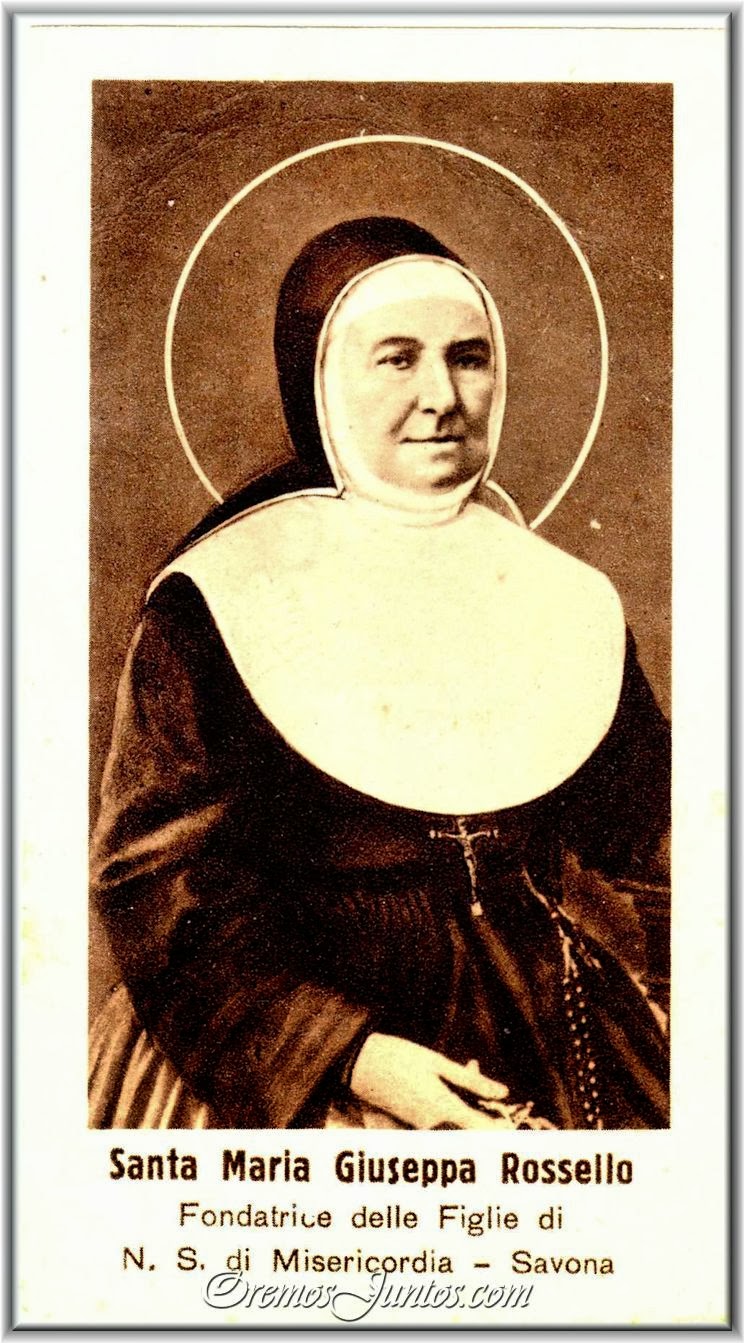 Vidas Santas: Santa María Josefa Rossello, Fundadora