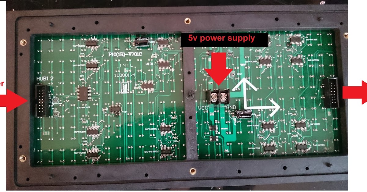 How to install and programming an LED sign board