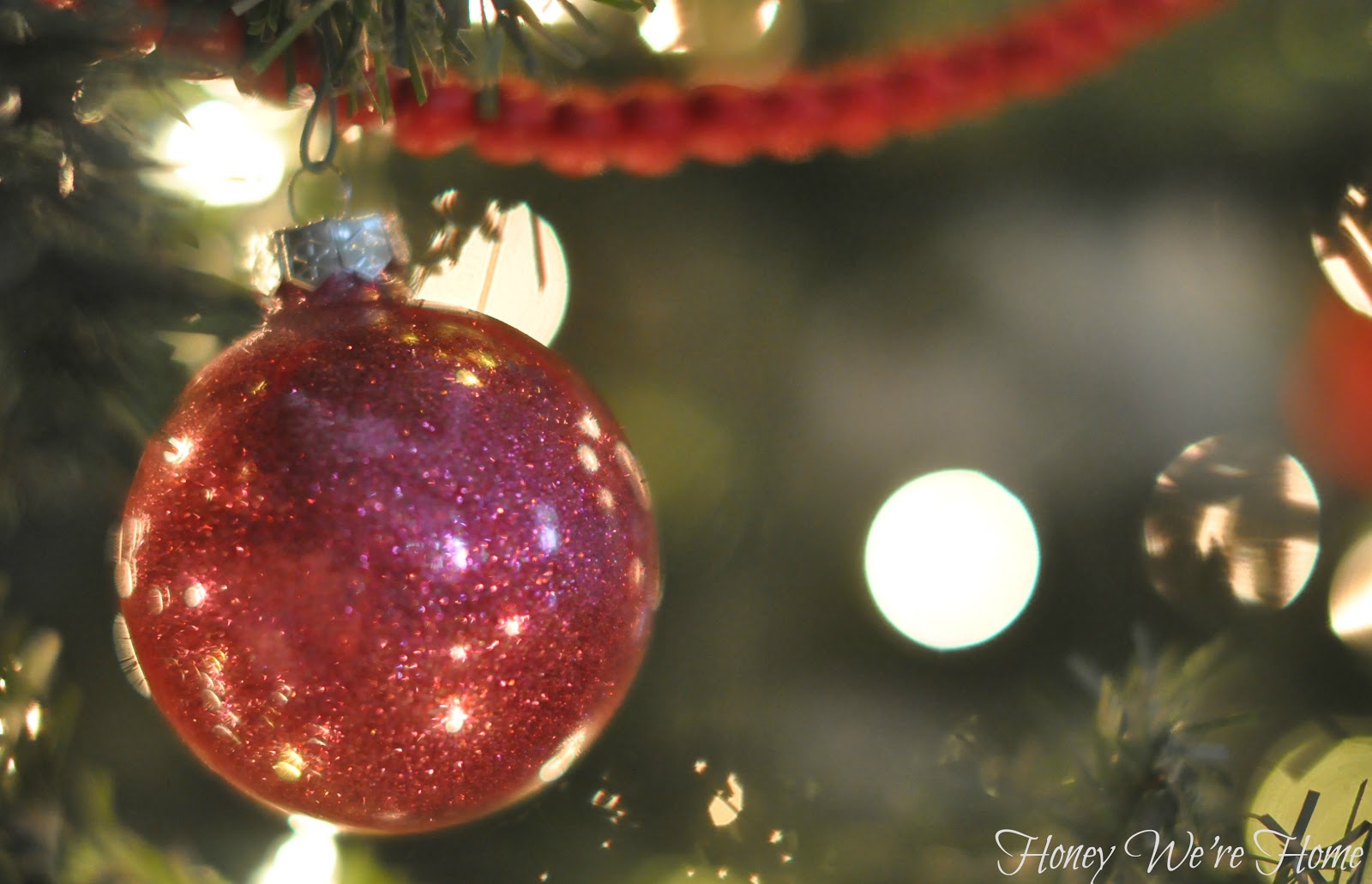 Christmas Tree Link Party • Honey We're Home