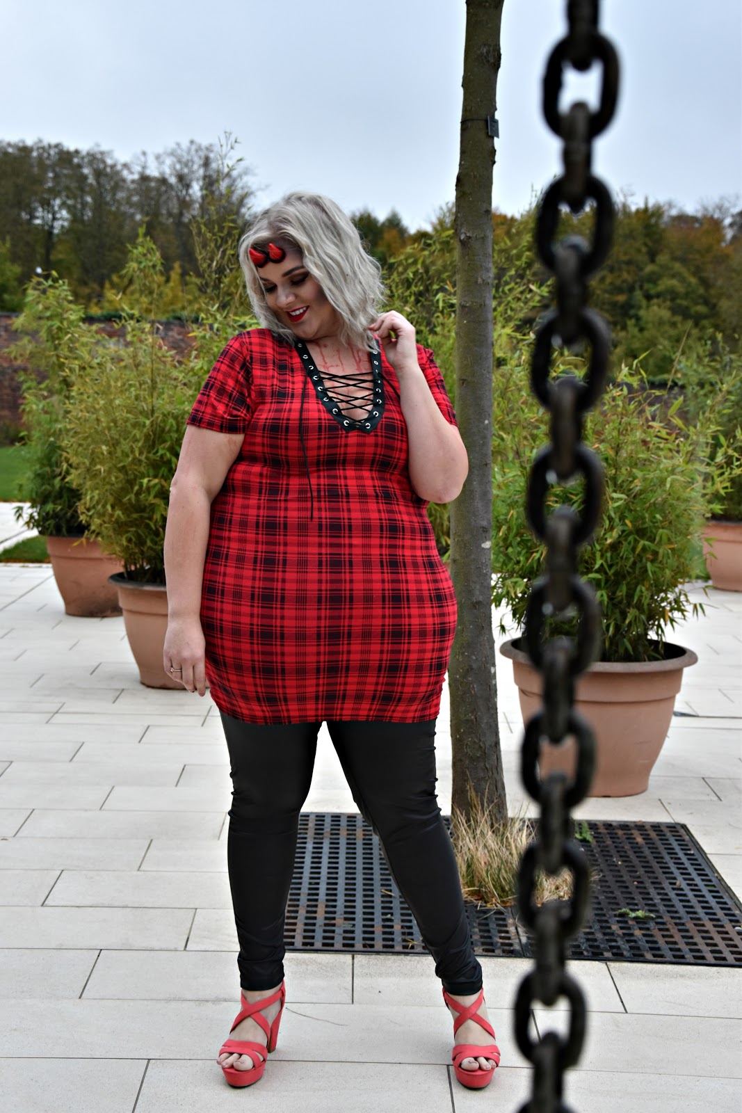 Plus Size Devil Outfit from Yours Clothing - WhatLauraLoves