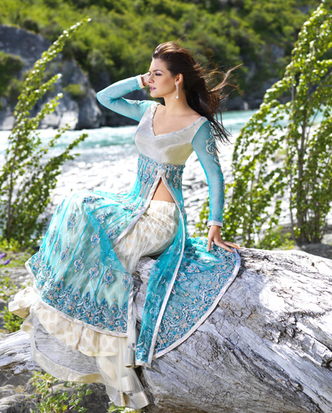 Gorgeous model Maria Sokolovski in Indian dreses!! : Gorgeous Russian ...