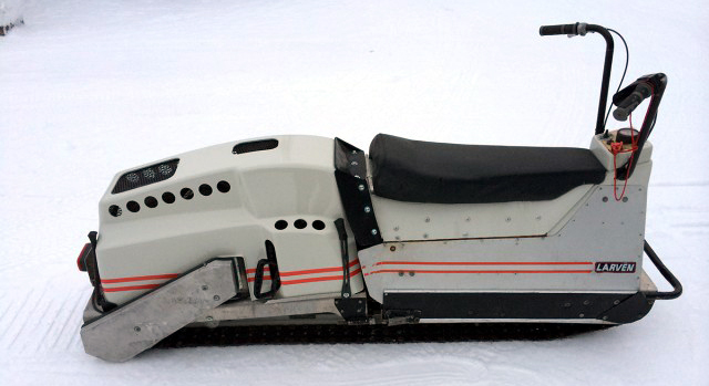 Just A Car Guy: I've never heard or seen this vintage snowmachine, the ...