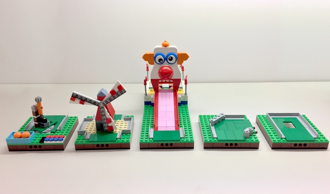 All Day Bricks: LEGO Mini Golf LEGO Ideas Proejct Review