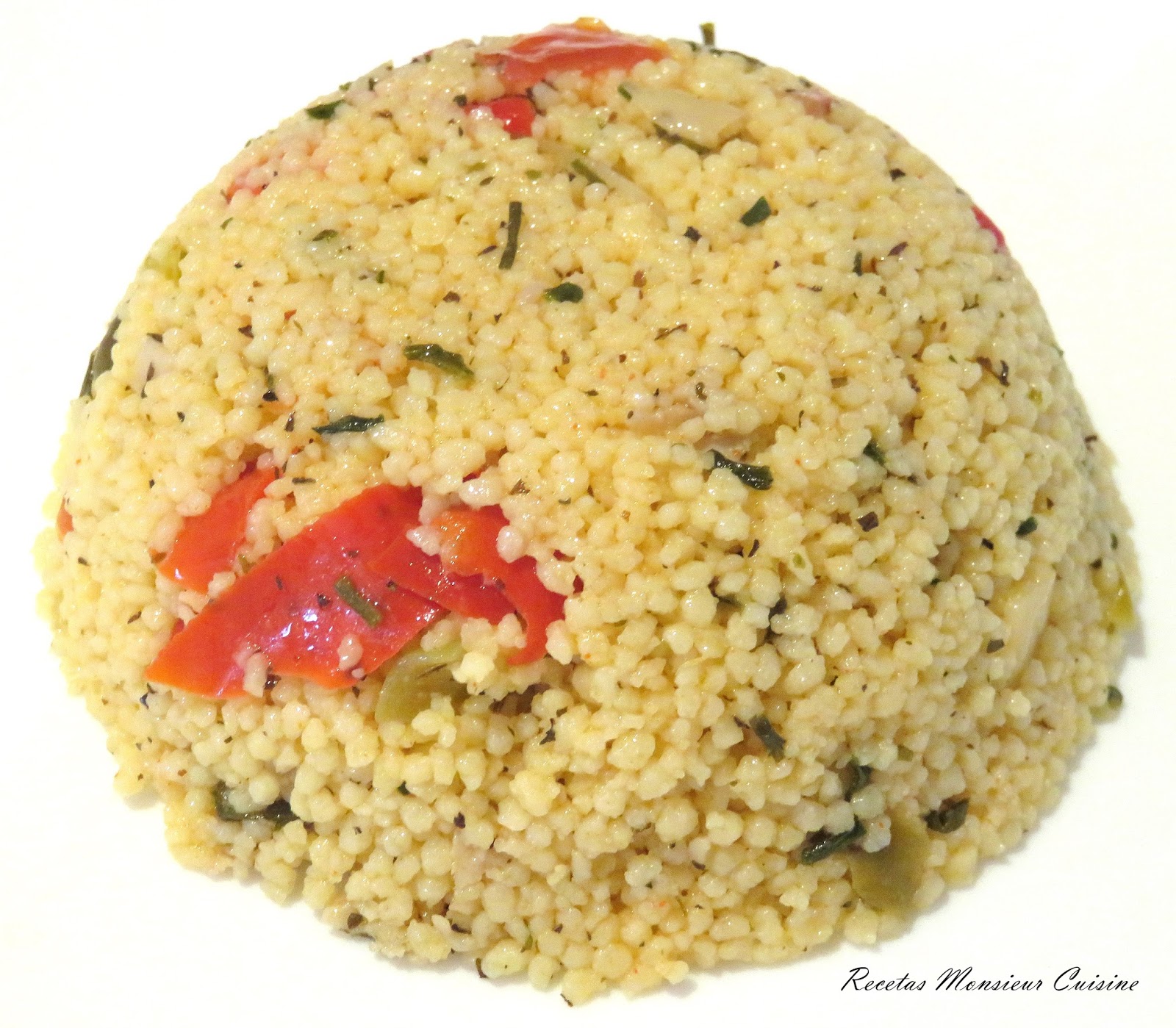 Recetas Monsieur Cuisine: Cuscús con Vegetales